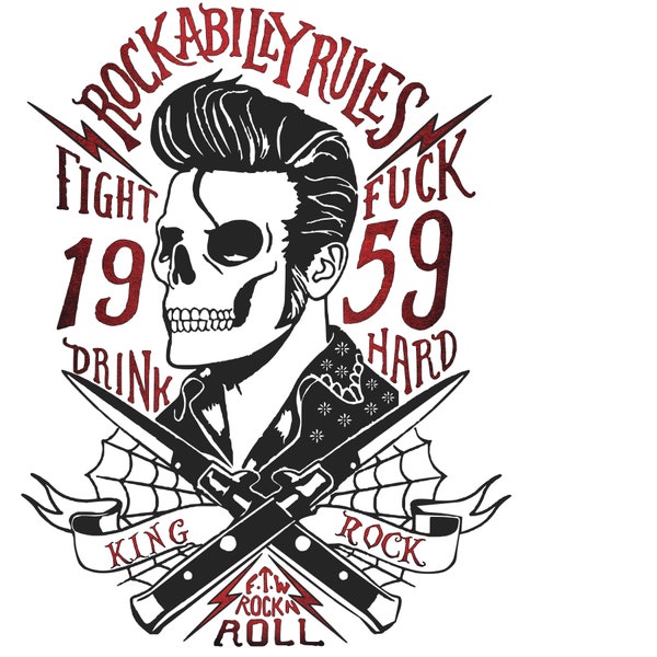 Rockabilly Wall Art - Etsy