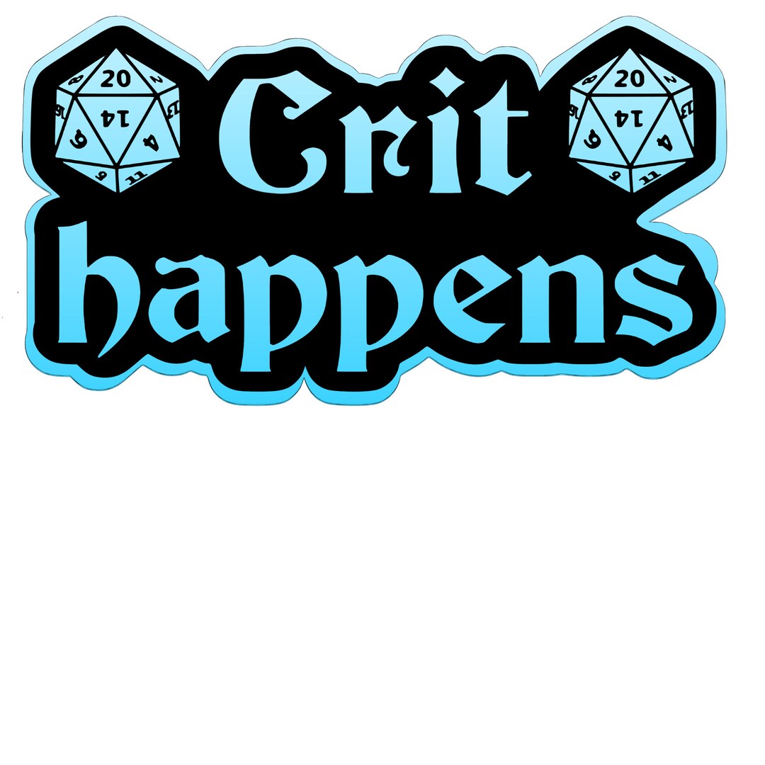 Crit Happens Svg - Etsy