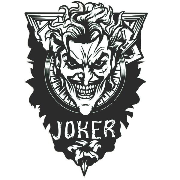 Joker Svg - Etsy