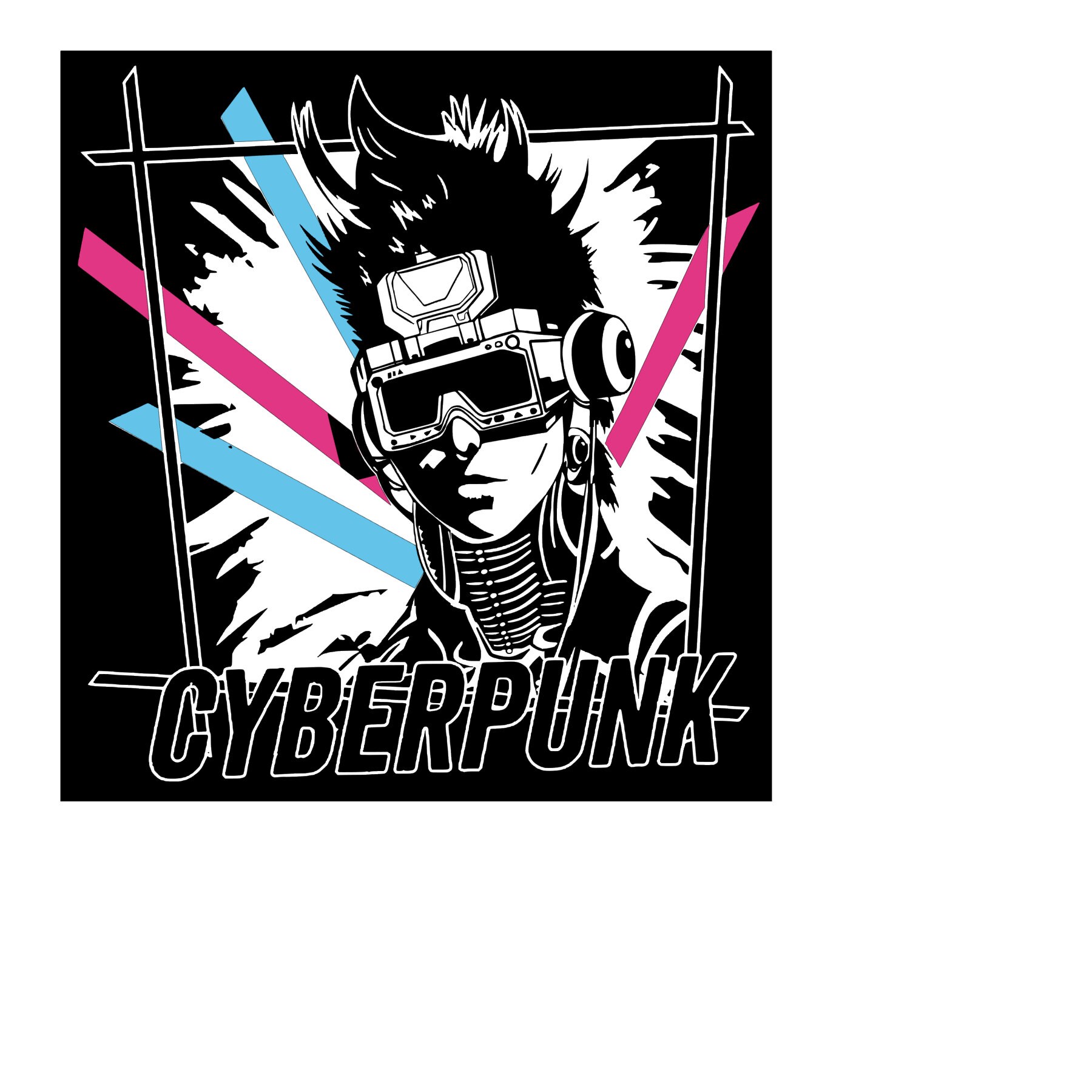 Cyber Punk Svg - Etsy