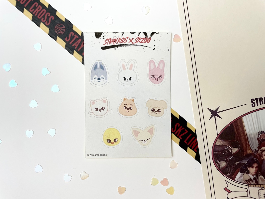 Stray Kids SKZOO Sticker Sheet - Etsy