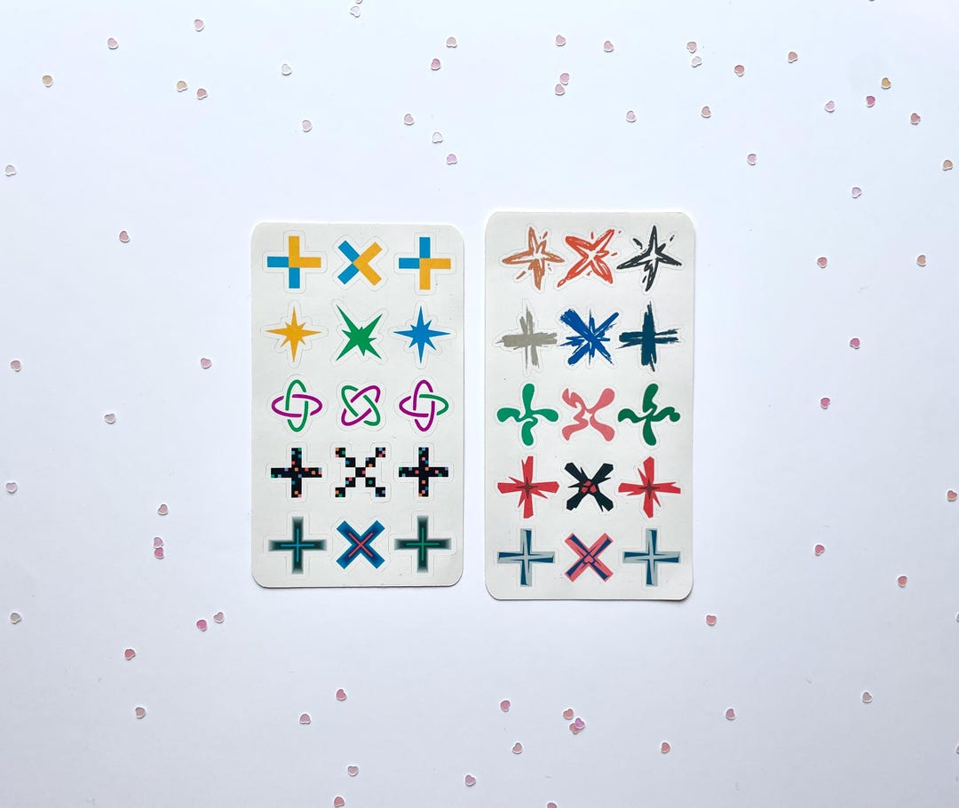 TXT Logos Sticker Set - Etsy