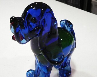 Glass Hound Dog | Etsy