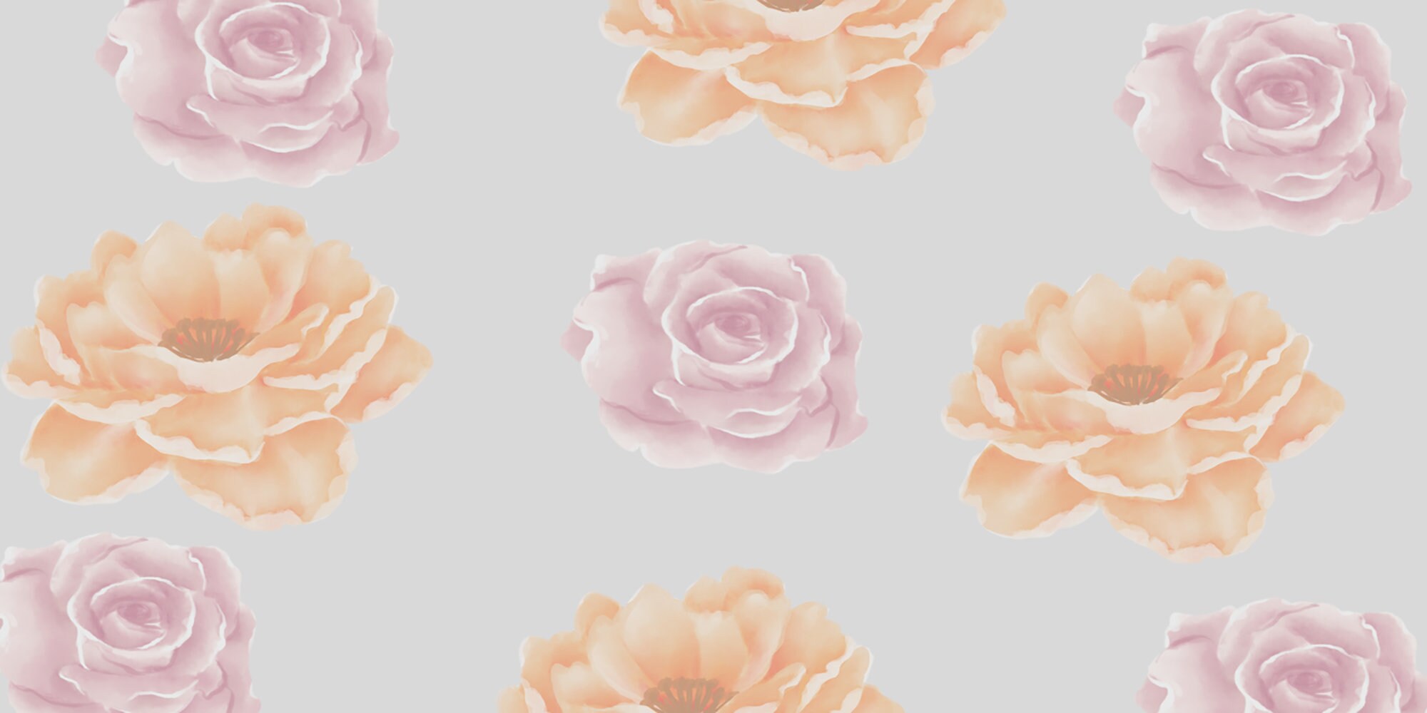 Vintage Pastel Flowers Zoom Backgrounds | Flowers | Spring | Digital ...