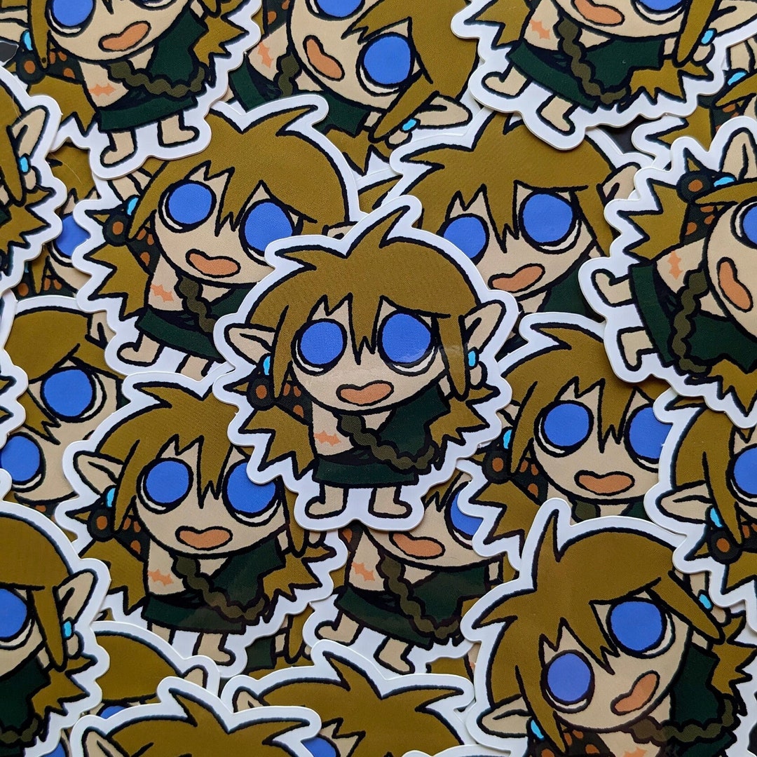 Link Zelda TOTK Glossy Vinyl Sticker - Etsy