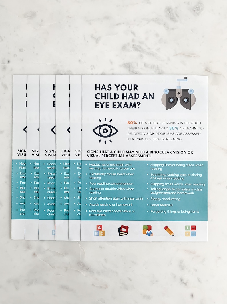 Printable Binocular Vision Infographic for Classroom or Office - 8x11 ...