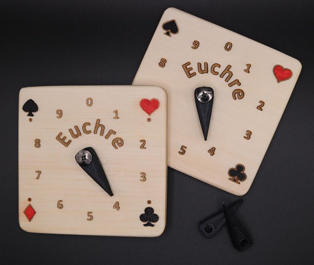 Custom Euchre Score Keeper Set - Etsy