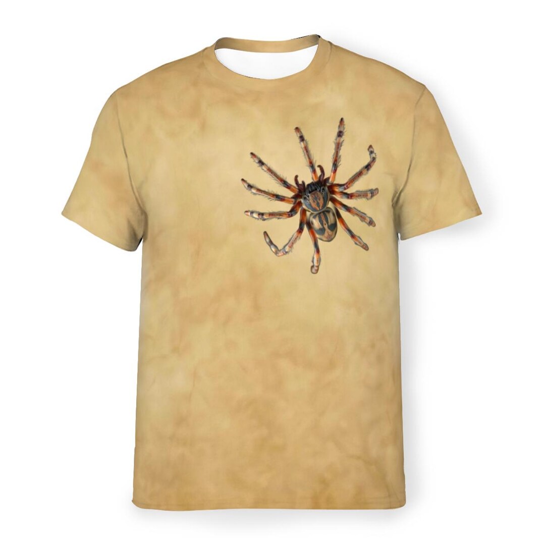 Real Looking Spider on the Front and Back of T-shirt. Freak Out Your ...