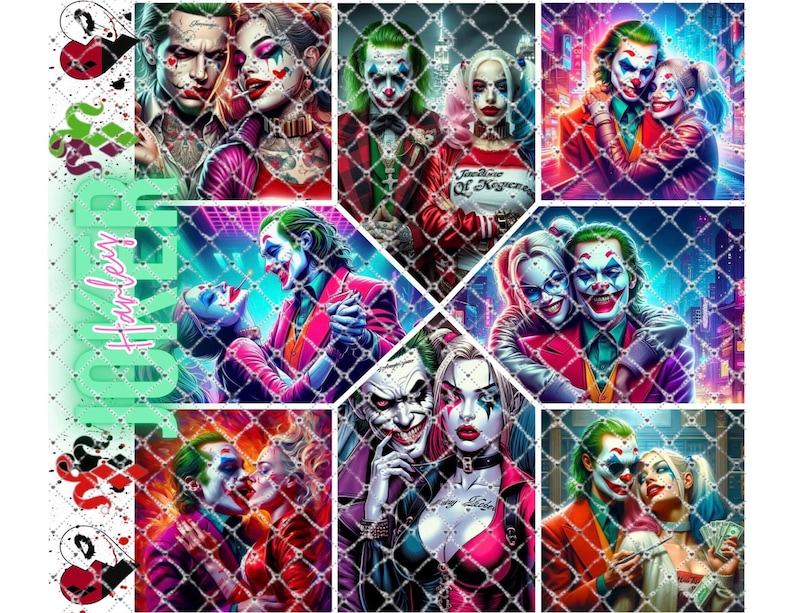 Joker and Harley Tumbler Wrap - Etsy