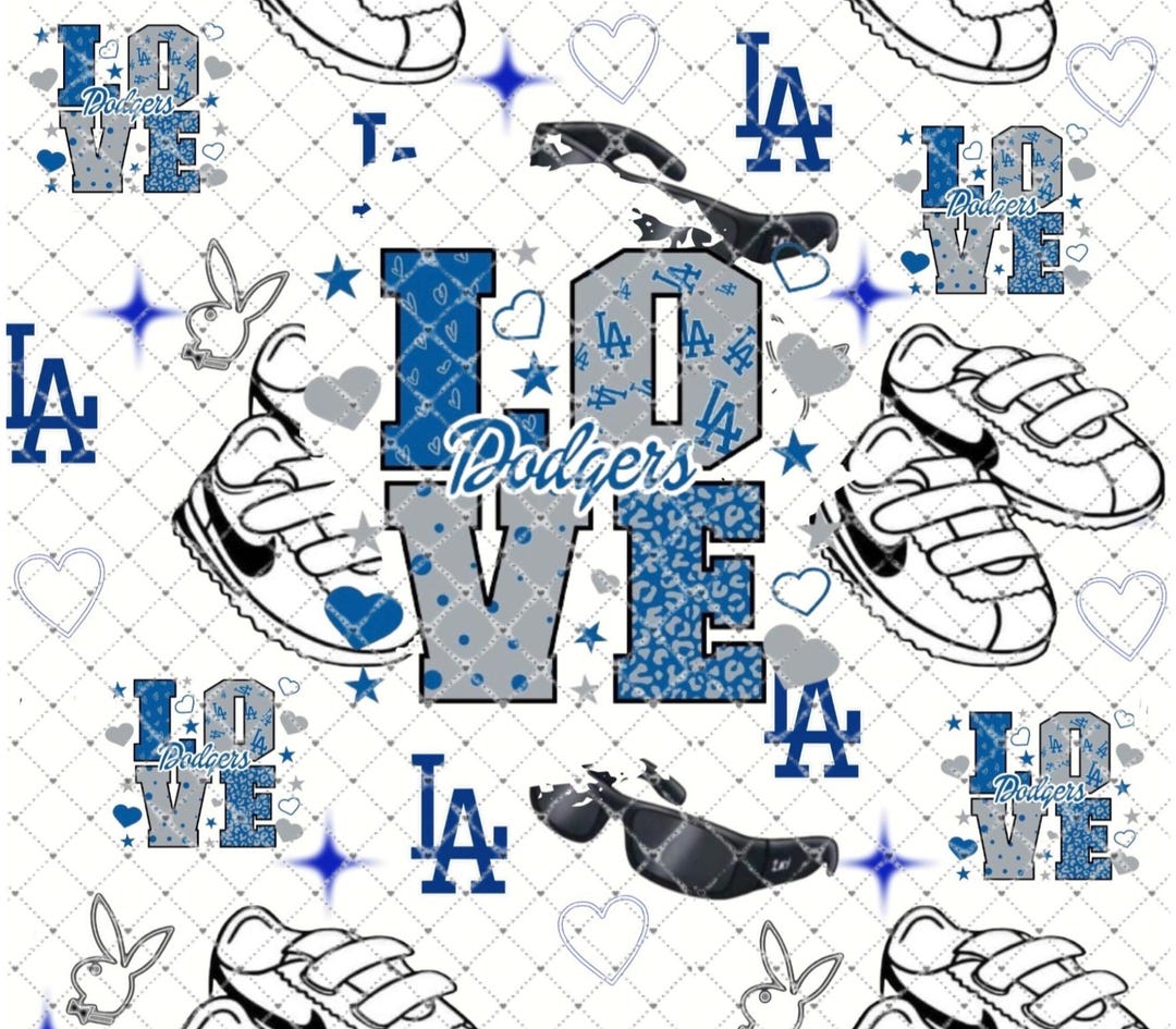 LA Dodgers Png Tumbler Wrap - Etsy Australia
