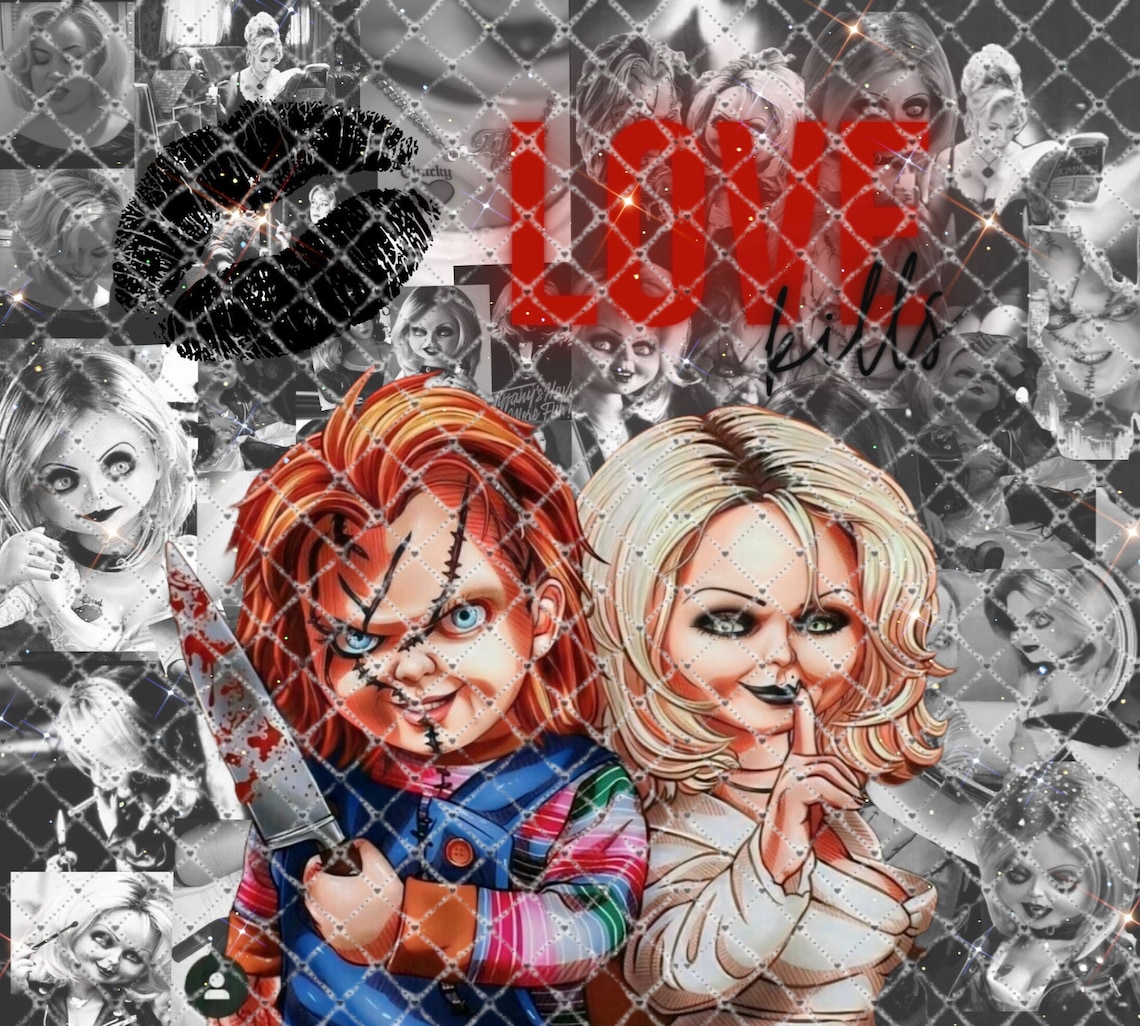 Tiffany and Chucky Png Tumbler Wrap - Etsy