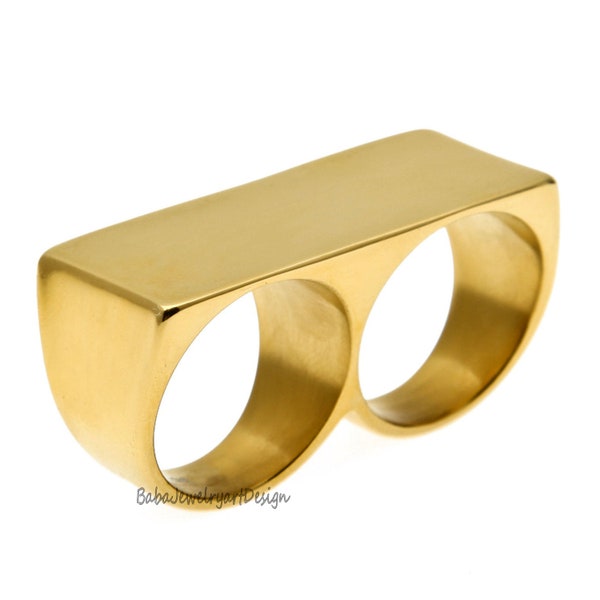 Two Finger Ring - Etsy