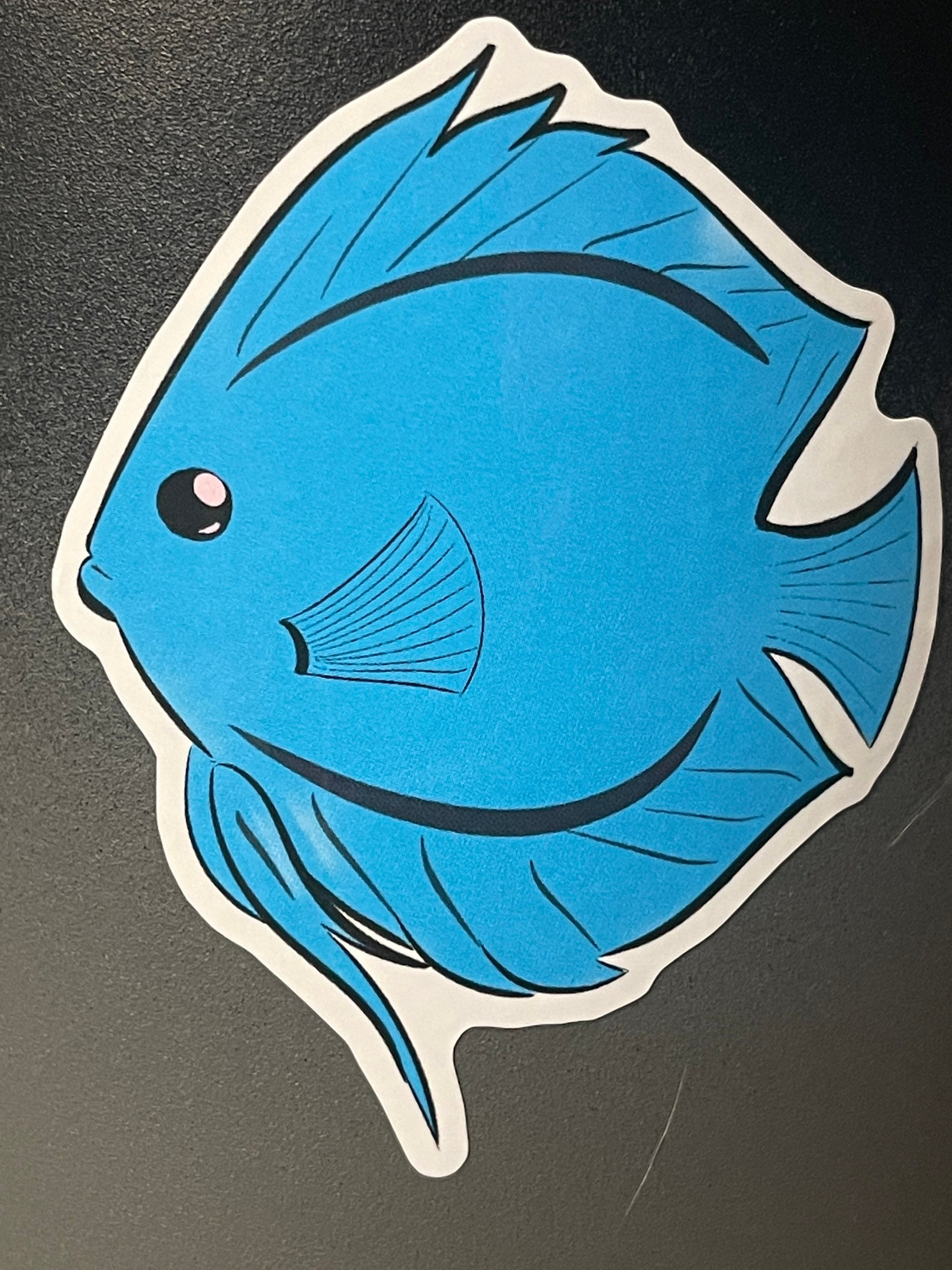 Discus Fish Sticker - Etsy