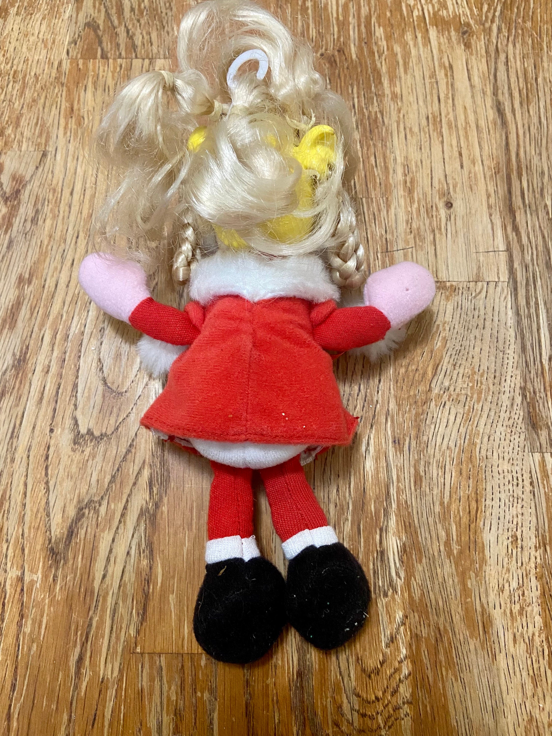Vintage Cindy Lou Who Doll 2000 7 Plush Dr Seuss the Grinch Universal ...