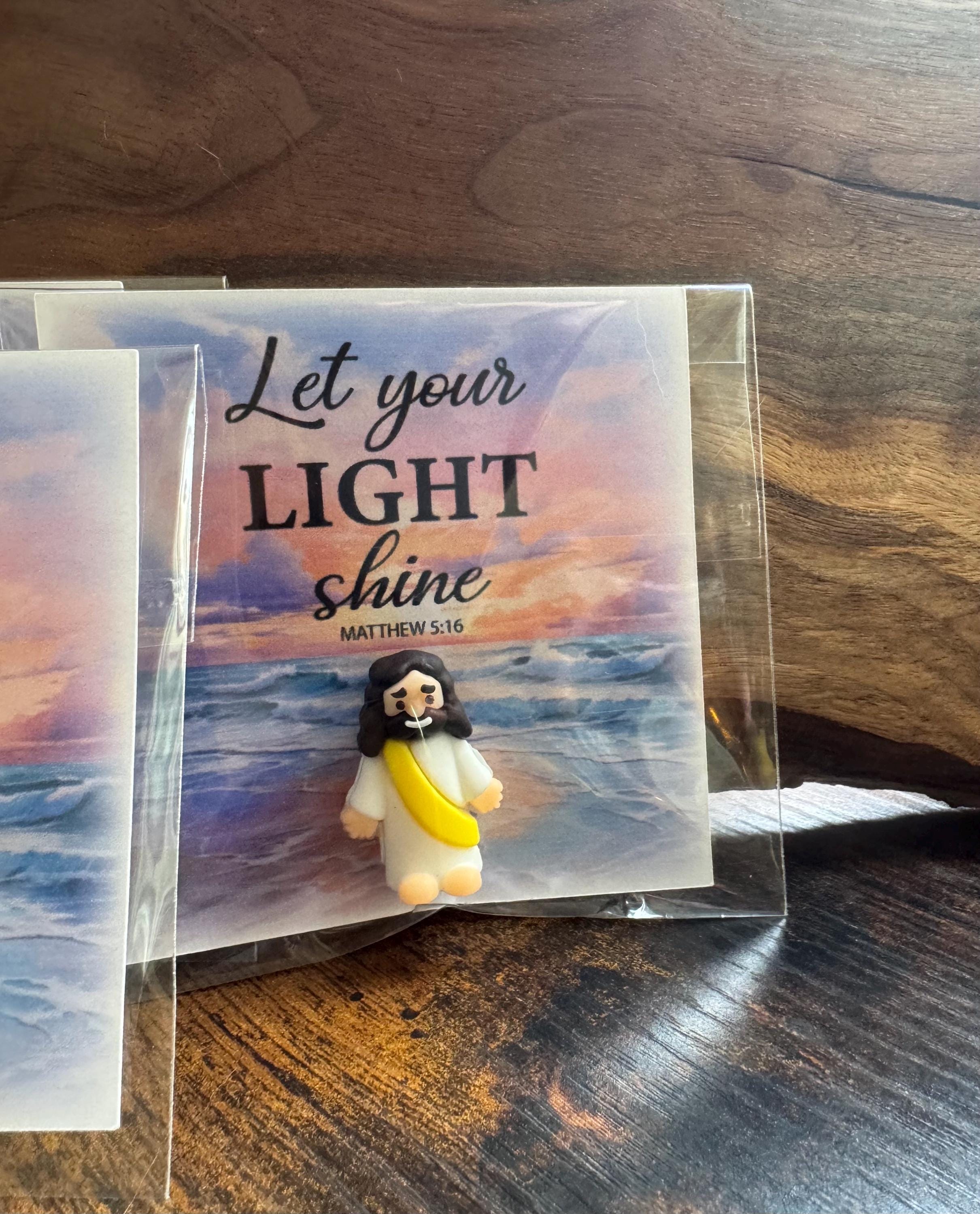 Little Jesus Pocket Cards for Church Party Favors Bible Study Religious ...