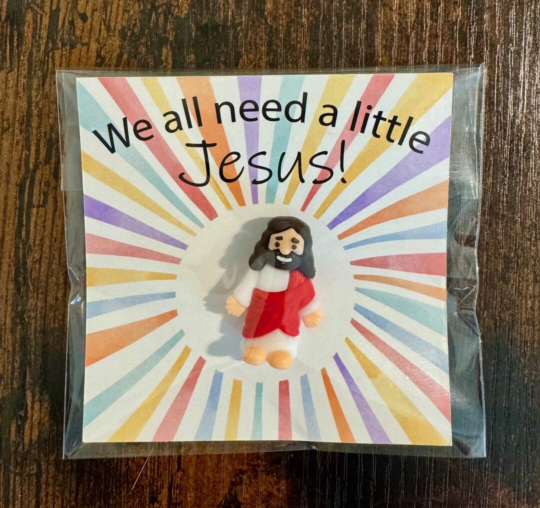 Pocket Jesus Note Cards for Greeting Card Inserts, Church Party Favors ...