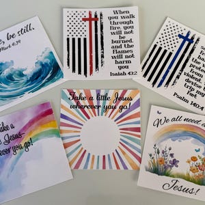 Little Jesus Pocket Cards for Church Party Favors, Bible Study ...