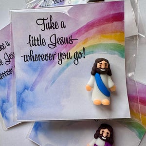 Little Jesus Pocket Cards for Church Party Favors, Bible Study ...