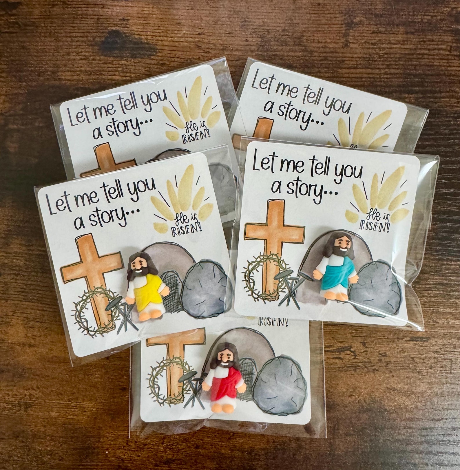 Christian Easter Party Favors Mini Jesus Pocket Cards Party Gift Bag ...