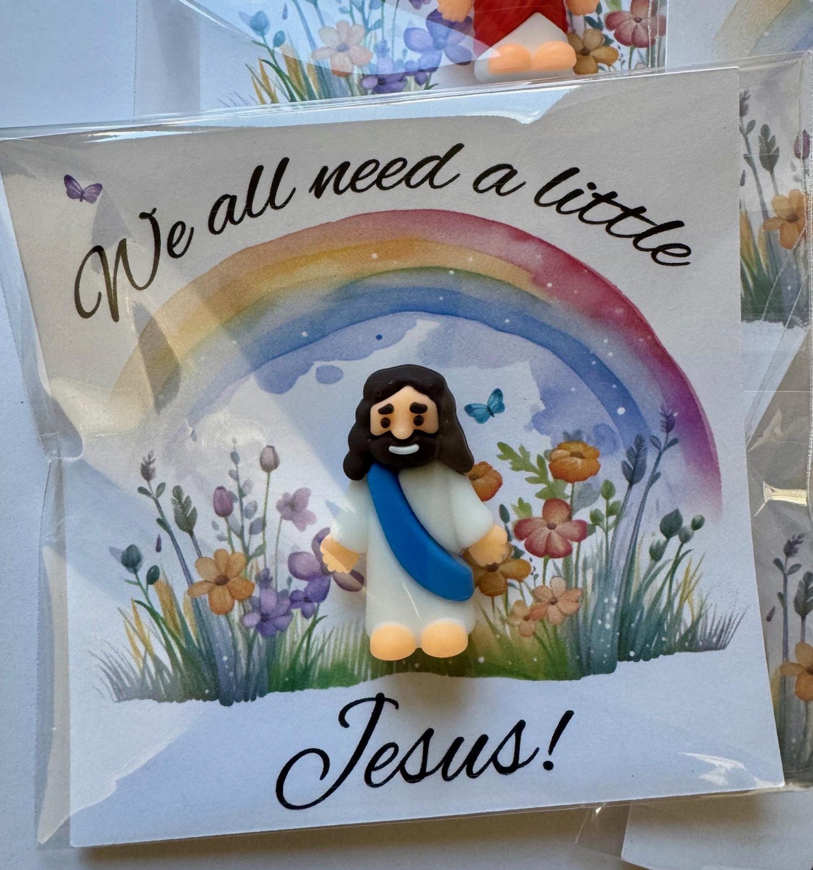 Jesus Pocket Cards Evangelism Christian Church Group Party Favors Bible ...