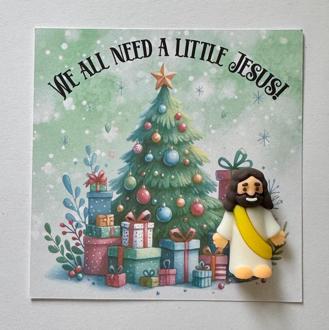 Little Jesus Pocket Cards for Christmas Church Party Favors, Bible ...