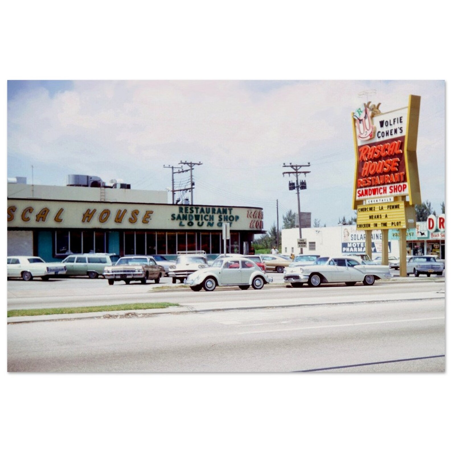 Photo Print 1970s Wolfie Cohen's Rascal House Restaurant Sandwich Shop ...