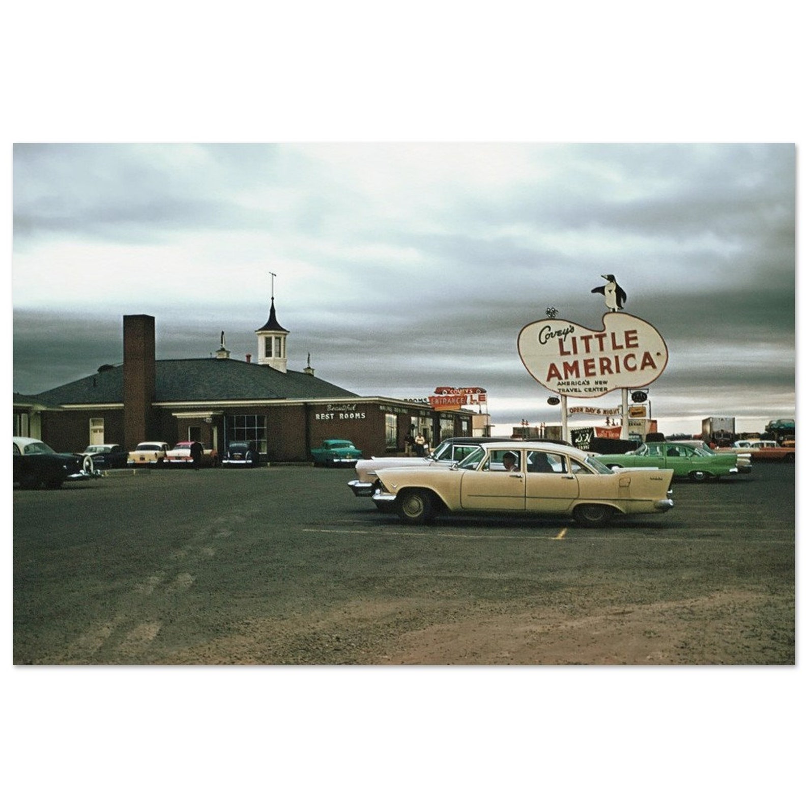 Photo Print 1950s Covey's Little America Cheyenne, Wyoming, Vintage ...