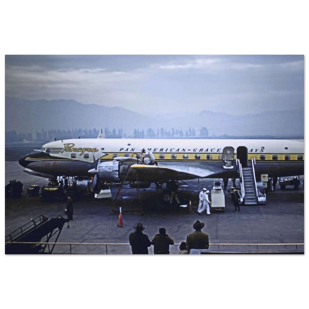 Photo Print 1950s Panagra Pan American-grace Airways El Interamericano ...
