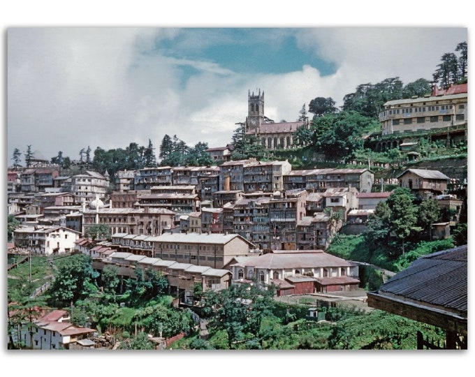 Shimla Travel Print India Wall Art, Shimla Poster, Himachal Poster ...