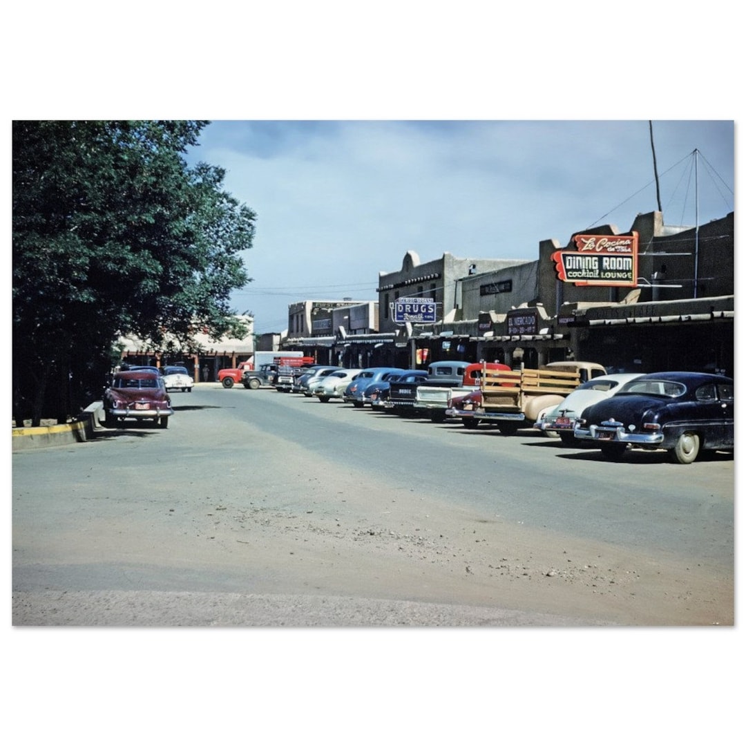 Photo Print 1950s Taos, Northern New Mexico La Cocina De Taos Dining ...