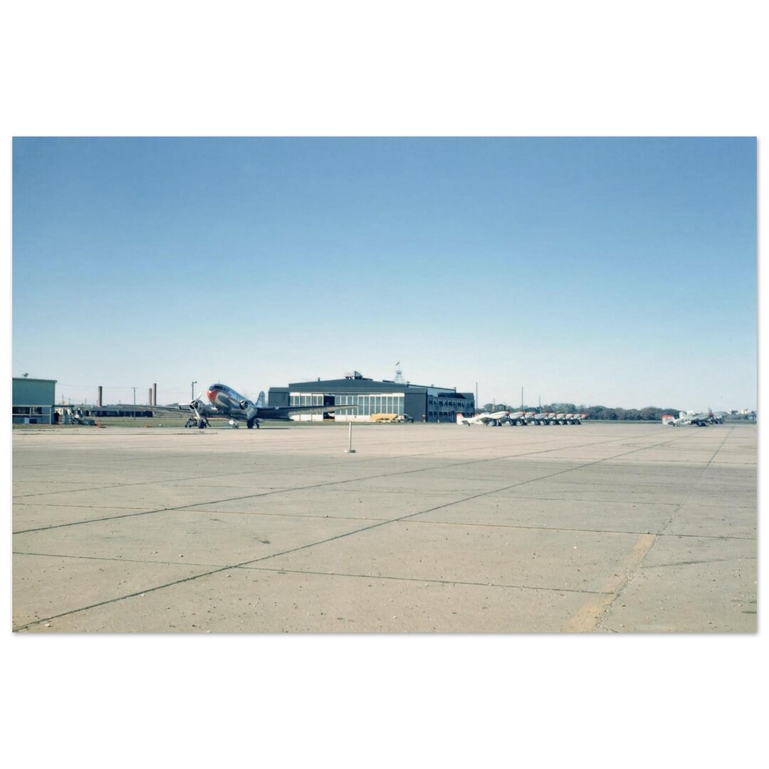 Photo Print 1950s Hensley Field NAS Dallas Hangar 1, Dallas, Texas ...