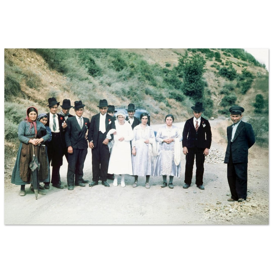 Photo Print 1940s Greece Village Wedding Party, Pogoni or Konitsa ...