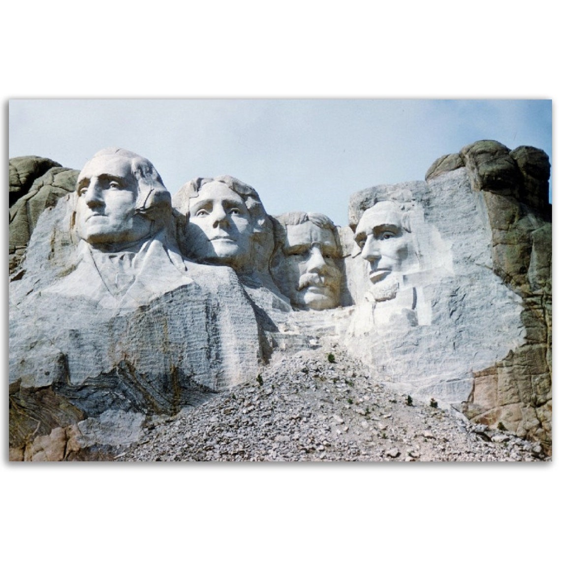 Photo Print 1940s Mount Rushmore National Memorial Poster George ...