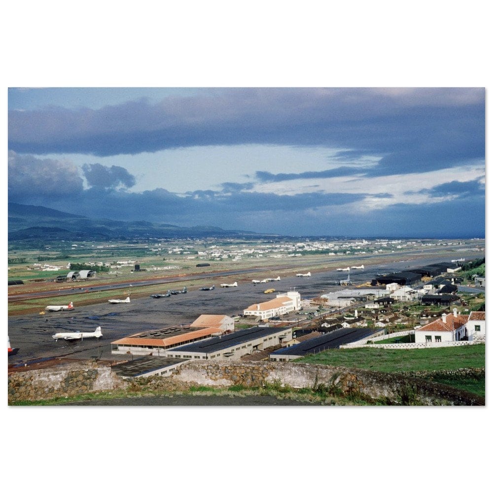 Photo Print 1950s Photo Lajes Field, Terceira Island, Azores, Portugal ...