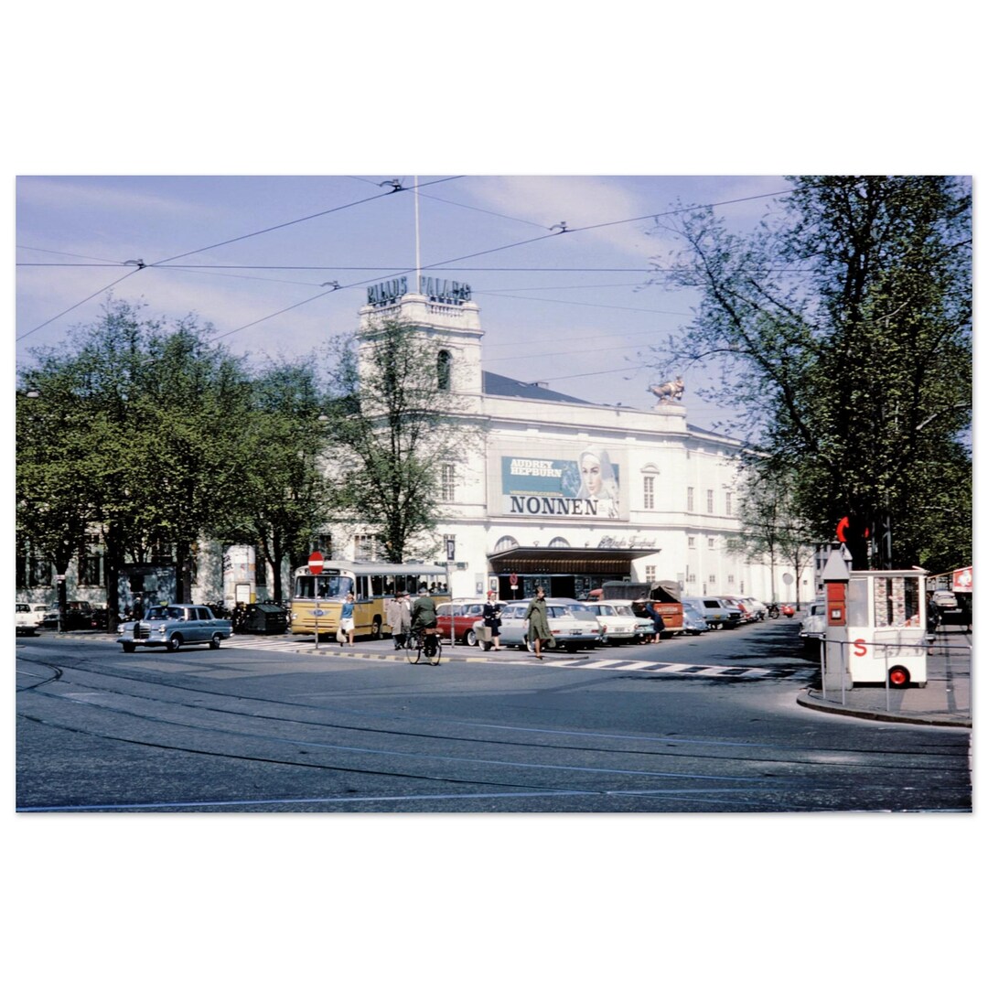 Photo Print 1960s Copenhagen, Historic Palads Cinema, Palads Teatret ...