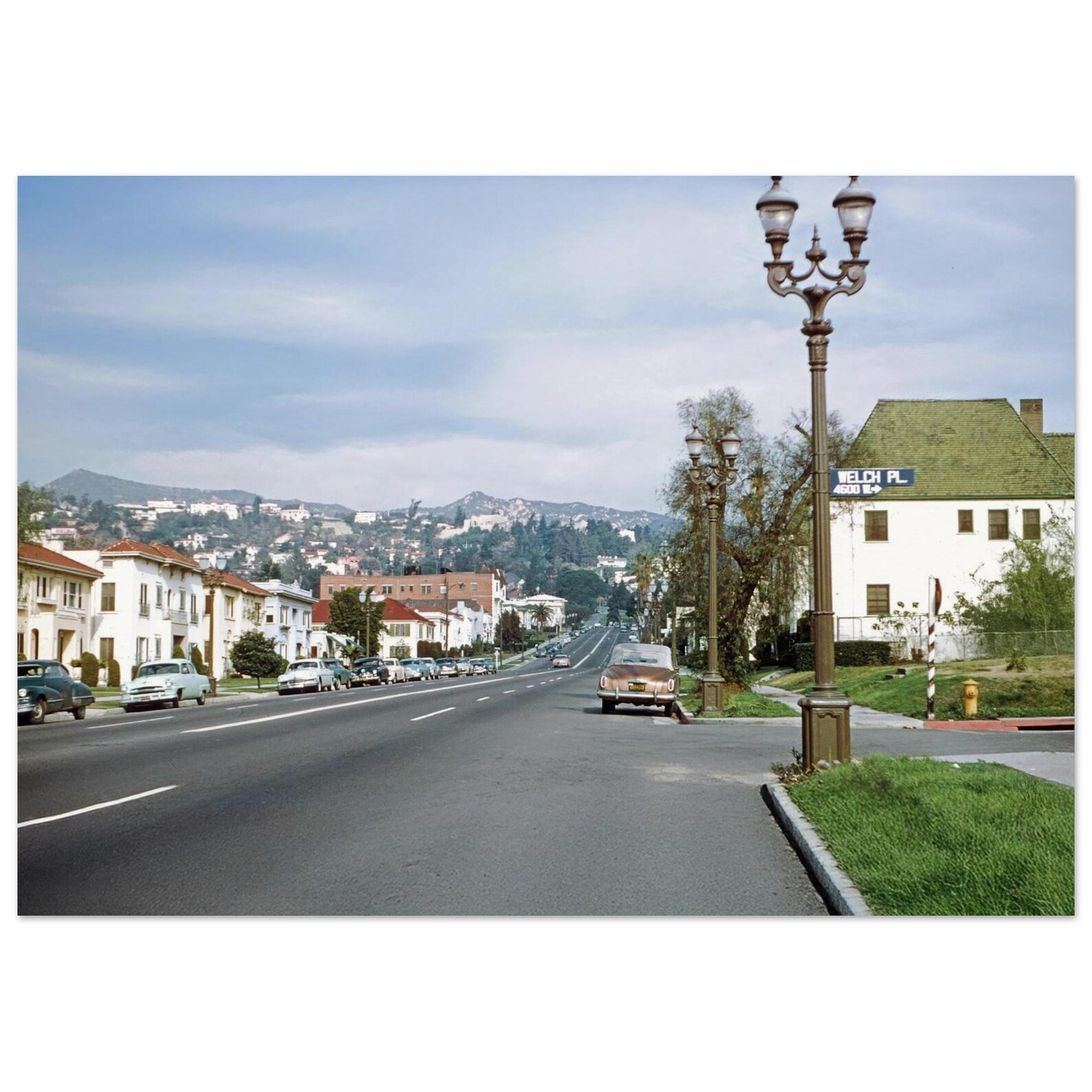 Photo Print 1950s Los Angeles North Vermont Avenue, California, Wall ...