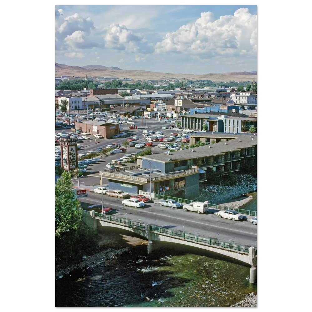 Photo Print 1960s Reno Nevada, Bundox Restaurant, River House Motel ...