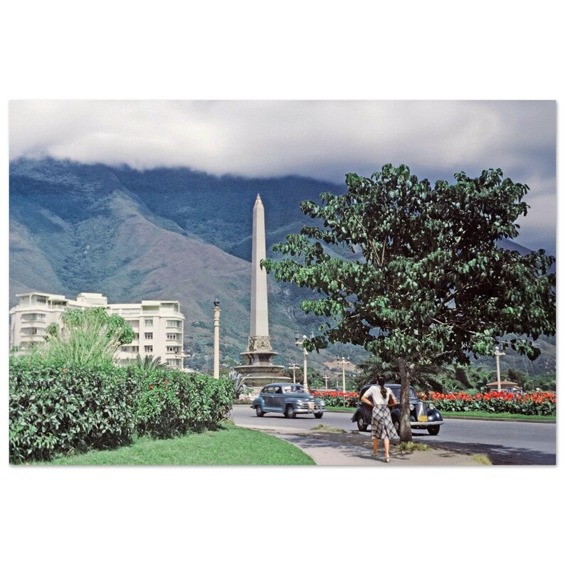 Photo Print 1940s Venezuela Plaza Francia, Altamira, Caracas Forties ...