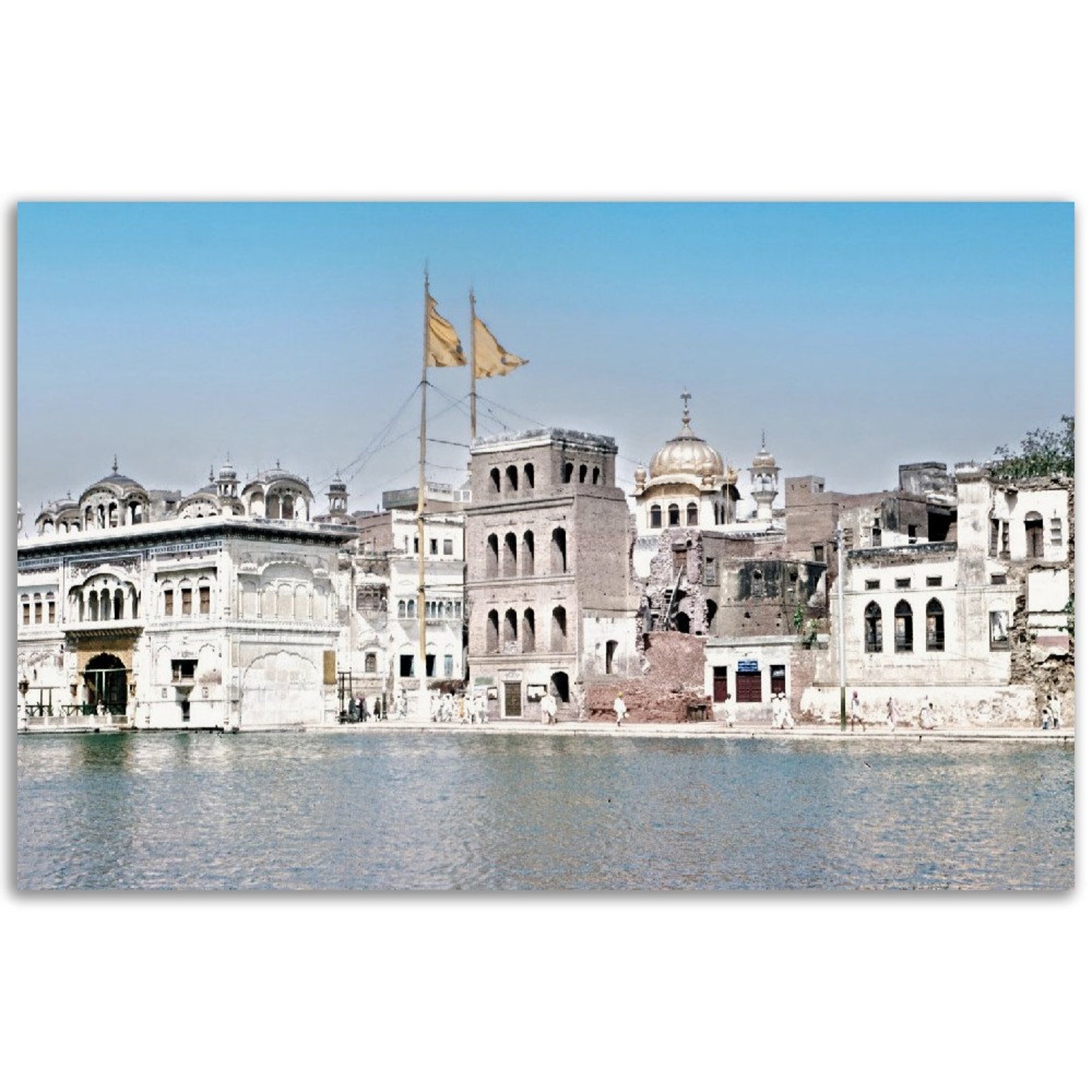 Photo Print 1940s Amritsar, Punjab, India, the Jhanda Bunga, Built by ...