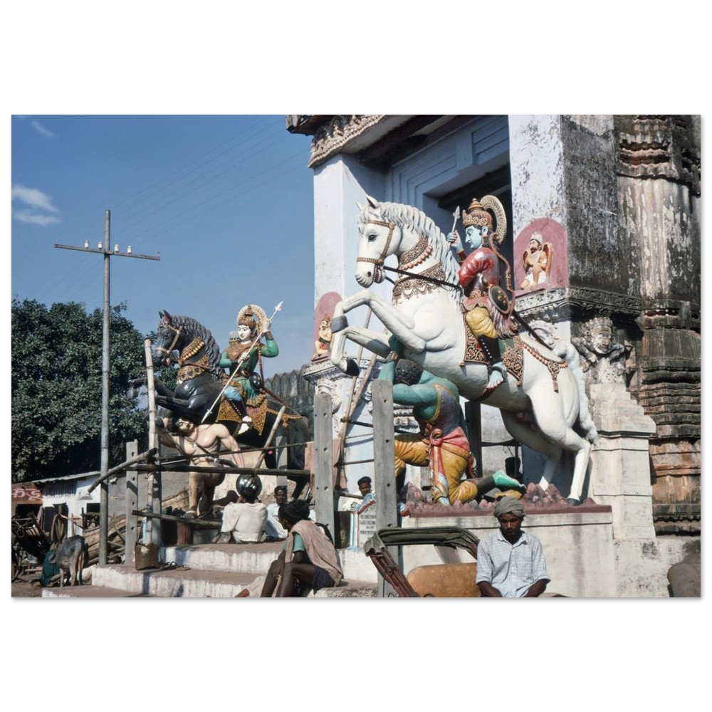 Photo Print 1960s Puri India, Jagannath Temple Entrance Orissa, Vintage ...