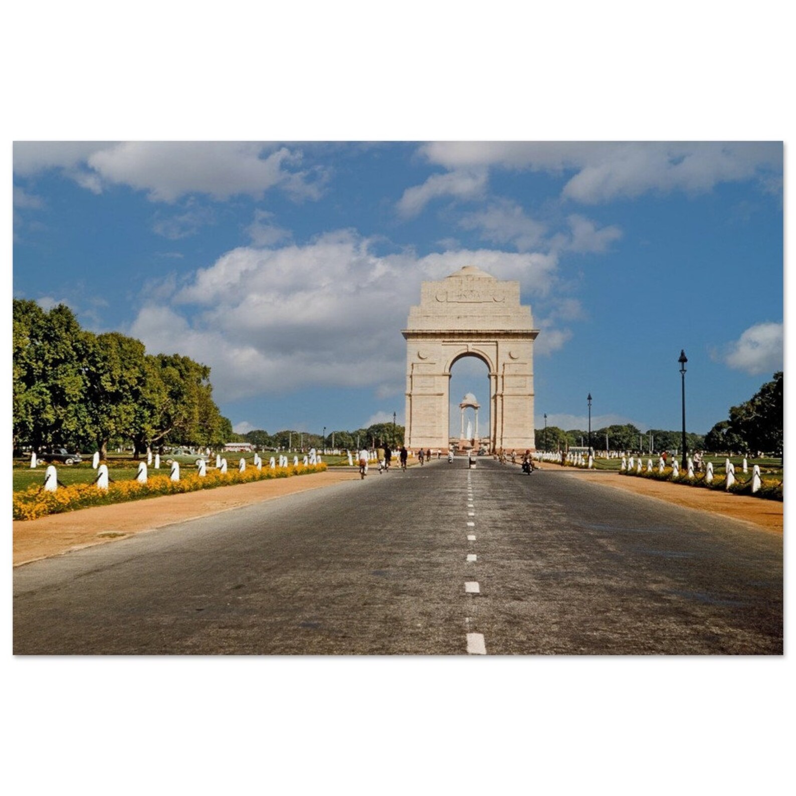 Photo Print 1960s India Gate, New Delhi, India, Vintage Wall Art Home ...