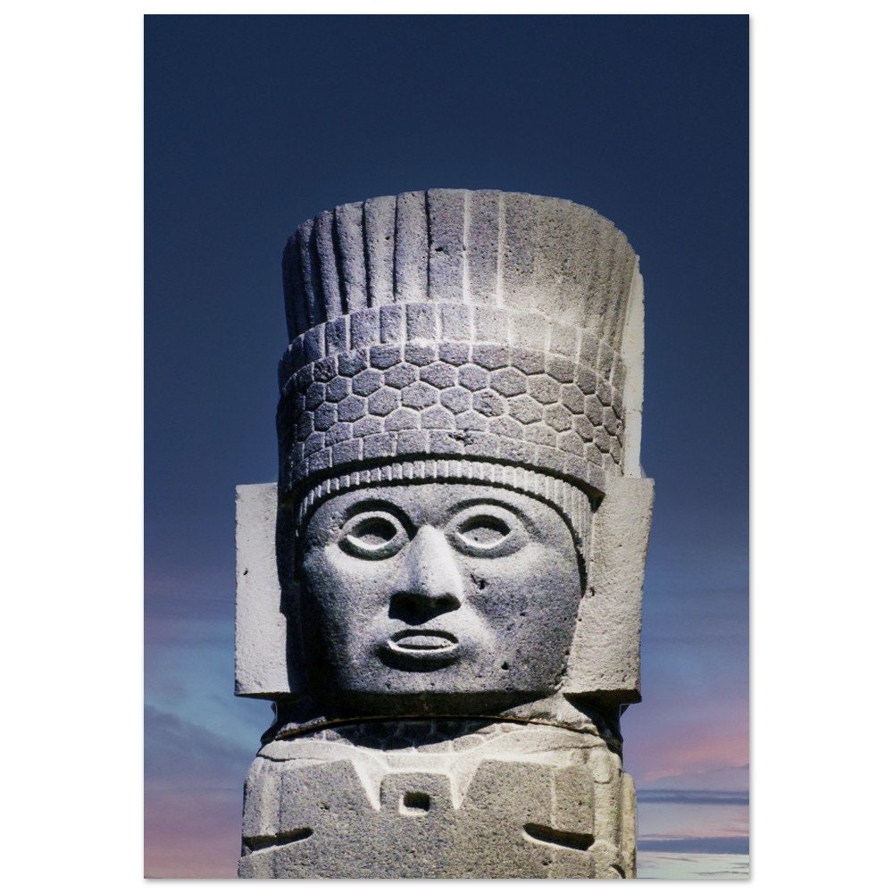 Photo Print Tula Atlantes Temple of Tlahuizcalpantecuhtli Statue ...
