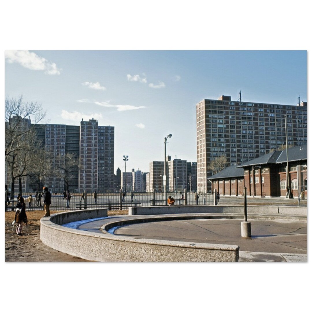 Photo Print 1970s Cabrini-green Housing Project Vintage Wall Art Poster ...