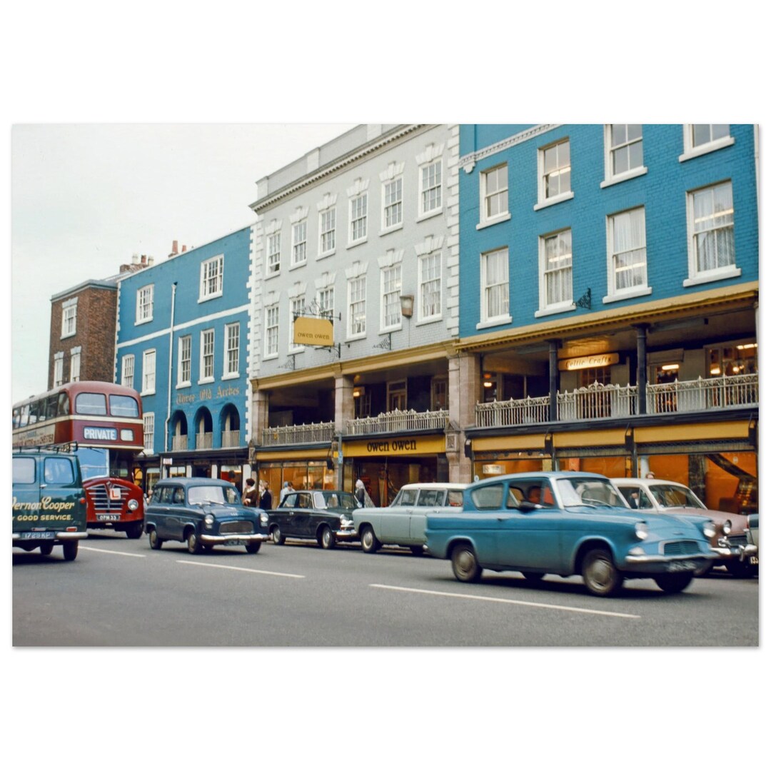 Photo Print 1960s Chester Cheshire England UK, Three Old Arches, Owen ...