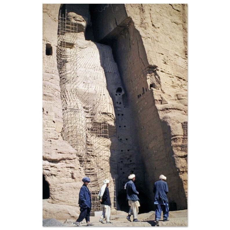 Photo Print 1970s Bamiyan Buddha Monumental Statue, Afghanistan ...