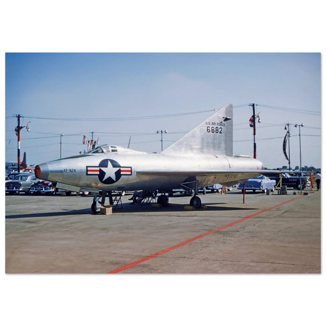 Photo Print 1950s Convair XF-92A Delta Wing Aircraft USAF 6682 Jet ...