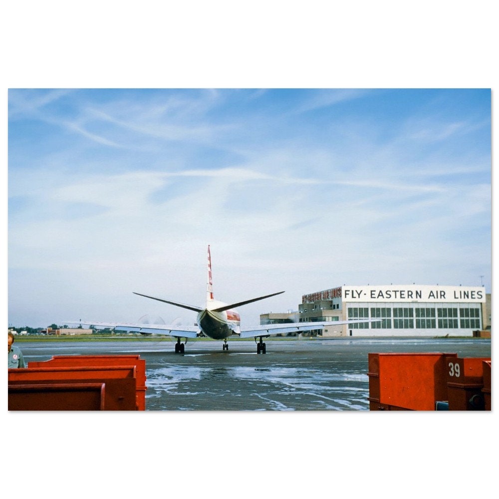 1950s Chicago Airport Fly Eastern Air Lines Capital Airlines Viscount ...