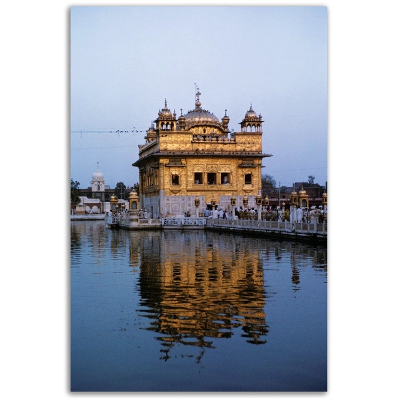 Photo Print 1960s India the Golden Temple, Amritsar Vintage Wall Art ...