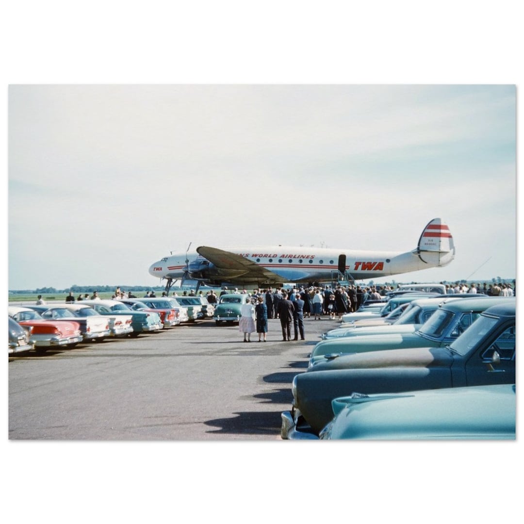 Photo Print 1950s TWA Trans World Airlines Lockheed Constellation ...