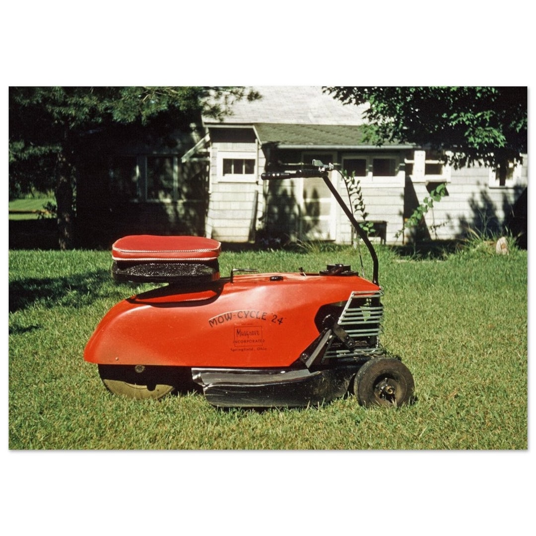 Photo Print 1950s Mow-cycle 24 Musgrave Incorporated Springfield Ohio ...